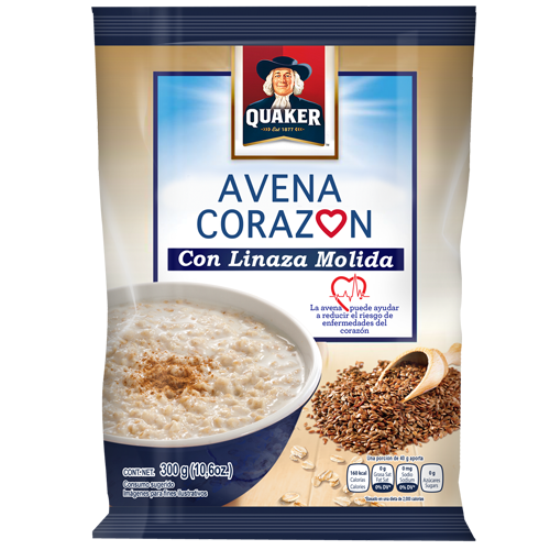 Avena Corazón con Linaza Molida Quaker 300G | UDISA